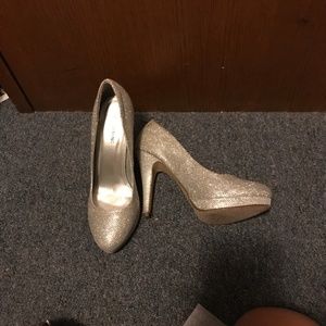Call It Spring | Shoes | Prom Bridal Homecoming Silver Sparkly Heels ...